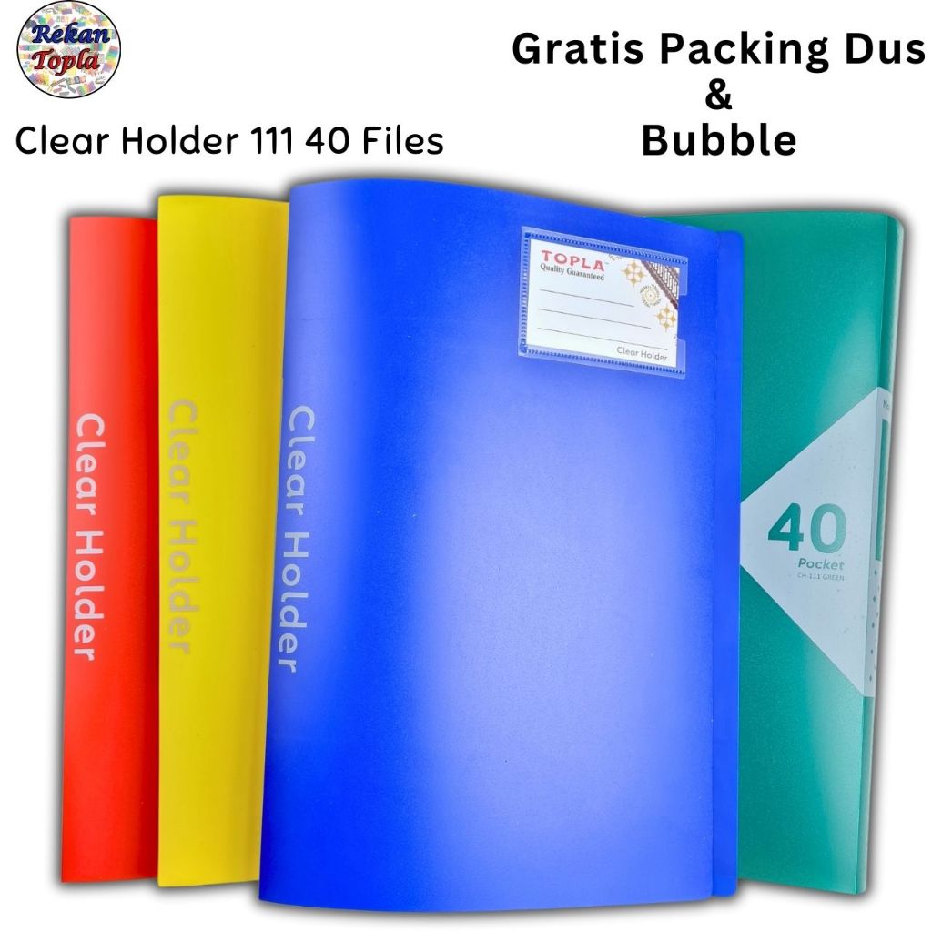 Jual Clear Holder Folio 40 Lembar / Display Book Folio 40 Files / 40 ...
