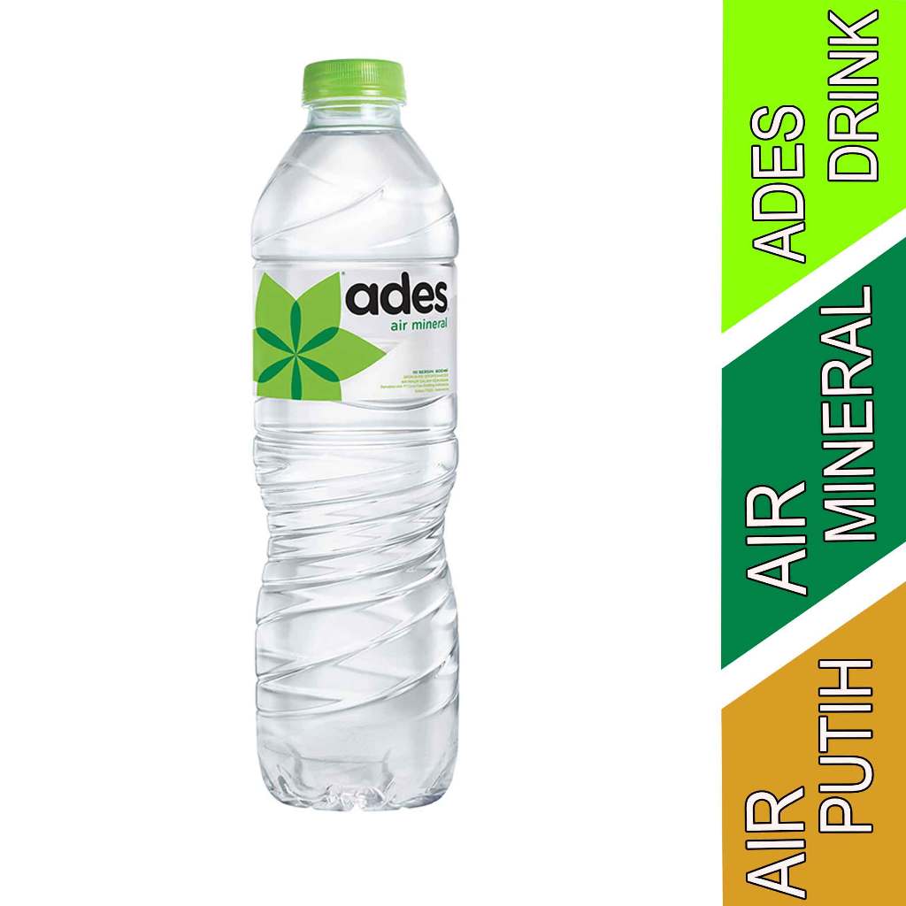 Jual Minuman Kemasan Botol - Ades - Air Mineral - Air Putih - 600ml | Shopee Indonesia