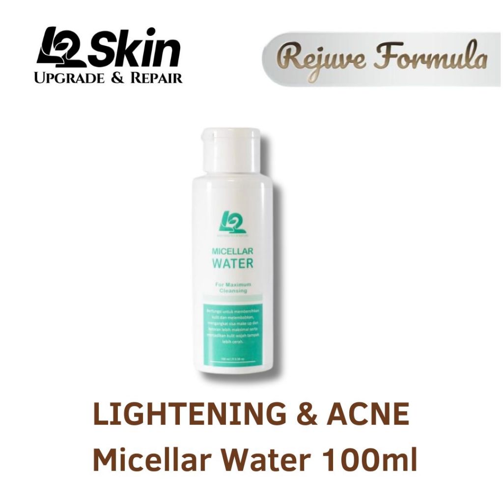Jual L2Skin - LIGHTENING & ACNE Micellar Water Maximum Cleansing ...
