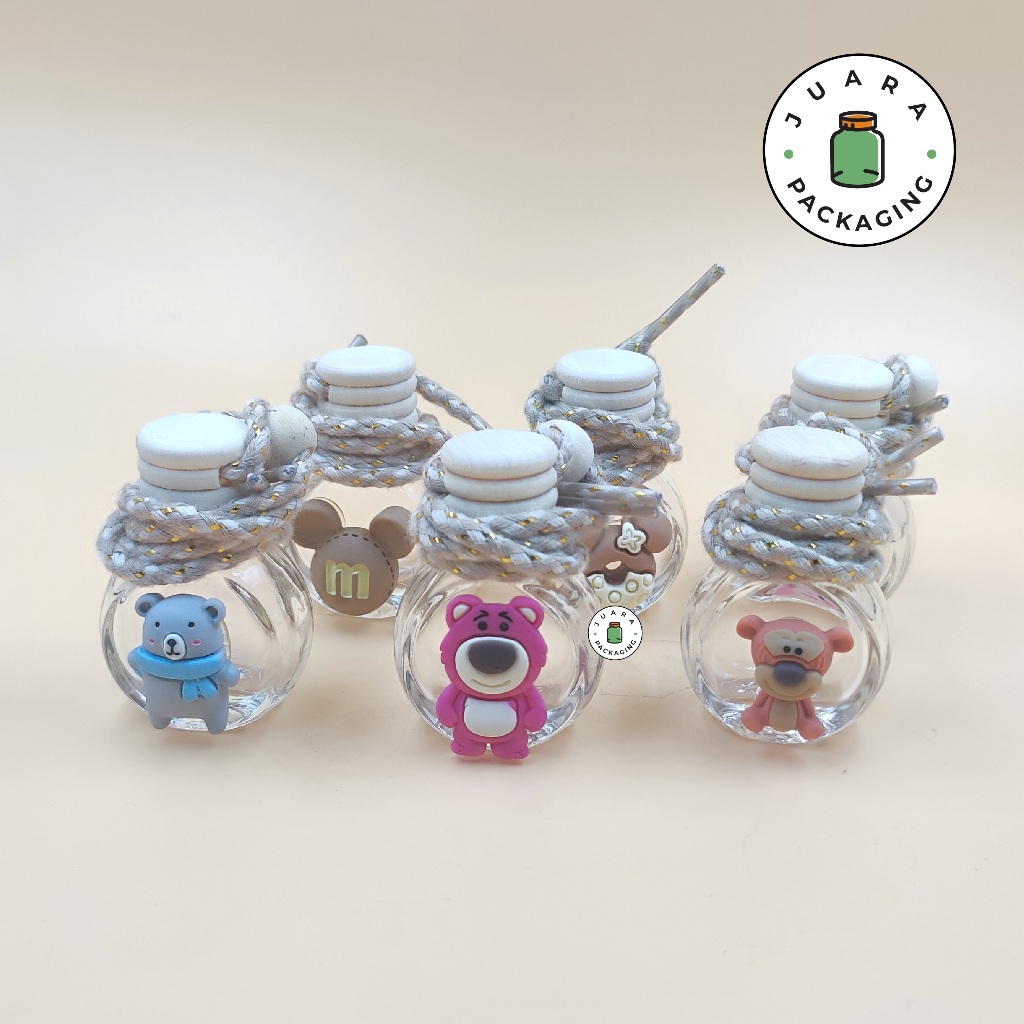 Jual Botol Parfum Mobil Gantung 8ml Botol Kaca Bentuk Karakter Lucu ...