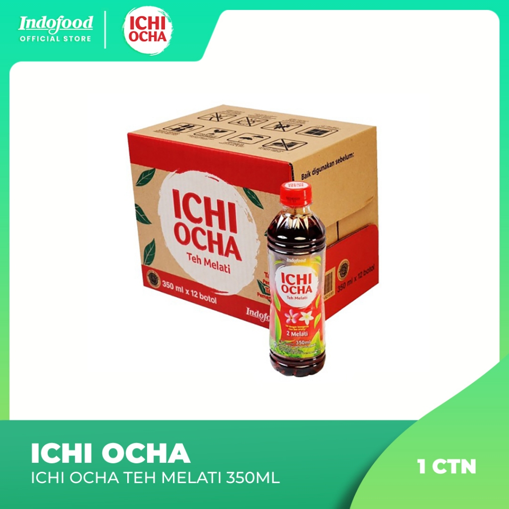 Jual CTN - Ichi Ocha Teh Melati 350 mL | Shopee Indonesia