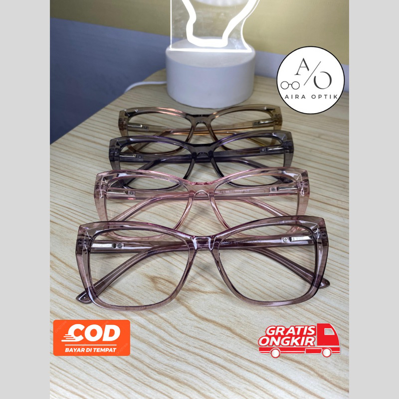 Jual FRAME KACAMATA MODEL MATA KUCING. BISA UNTUK MINUS, CYLINDER, PLUS ...
