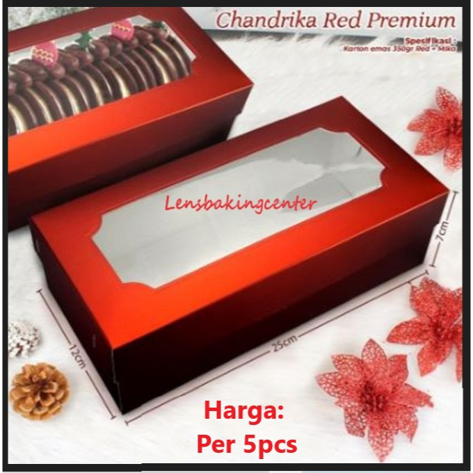 Jual Dus / Kardus / Box Natal / Imlek Bolu Gulung Merah Red Gloss ...