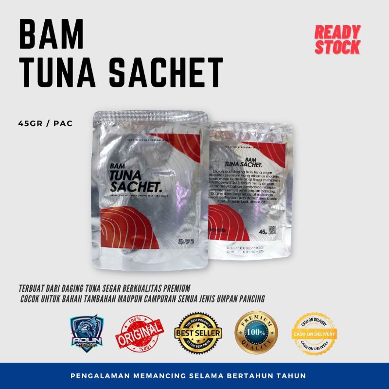 Jual Bam Tuna Sachet Adun Mancing 45gr | Shopee Indonesia