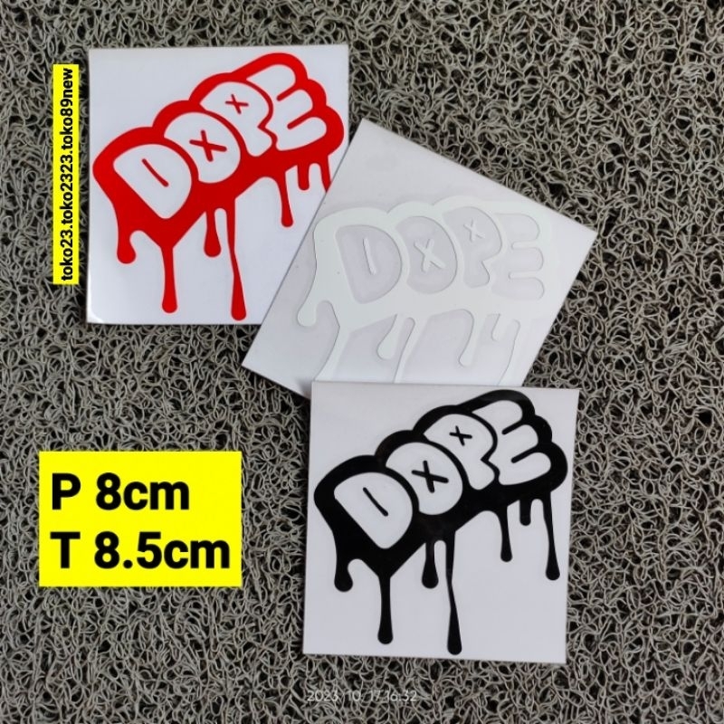 Jual stiker cutting motor tulisan dope | Shopee Indonesia