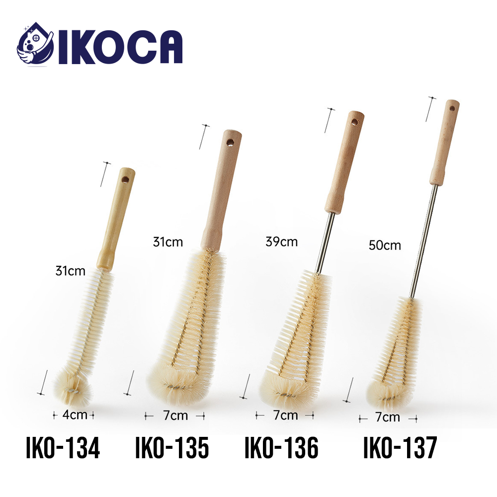 Jual Ktmstore IKOCA Sikat cuci Botol Susu Kitchen Dish Brush Wood ...
