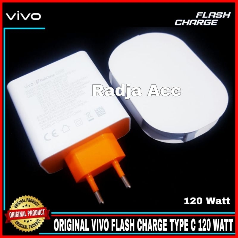 Jual CHARGER VIVO V27E V27 5G V29 5G ORIGINAL FLASH CHARGE TYPE C 120 ...