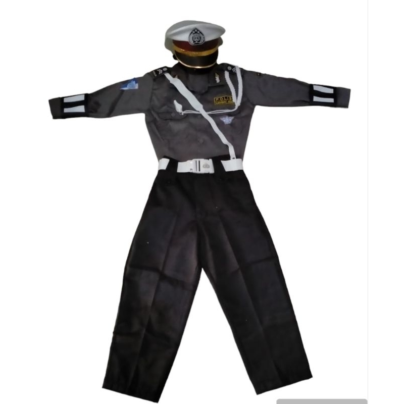 Jual baju seragam polisi anak/polwan/baju profesi karnaval | Shopee ...