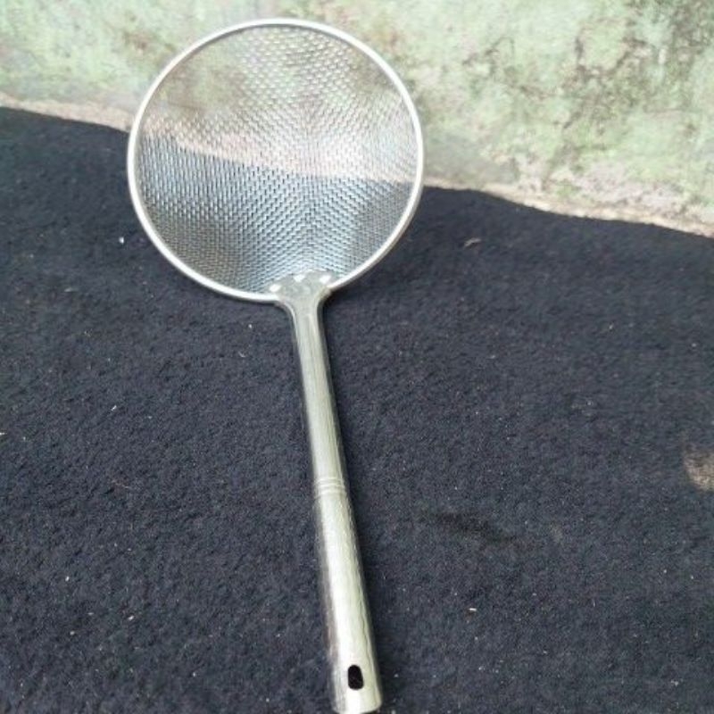 Jual serokan stenlis/saringan penggorengan/erok/saringan serbaguna ...