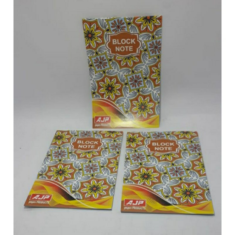Jual Block Note Batik AJP A5/ Buku Seminar Batik AJP A5 20 lbr | Shopee ...