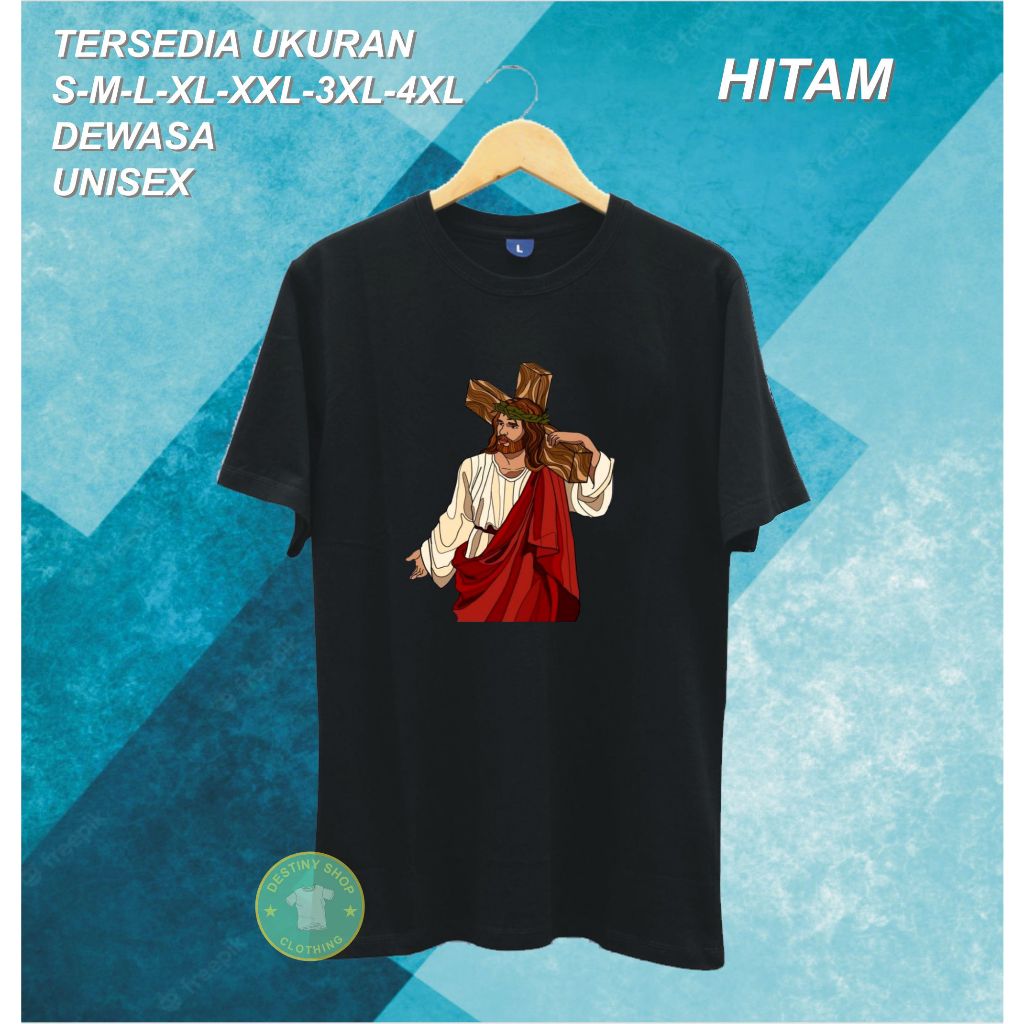 Jual YESUS SALIB ROHANI PAKAIAN PRIA ATASAN T-SHIRT KAOS GAMBAR DAN ...