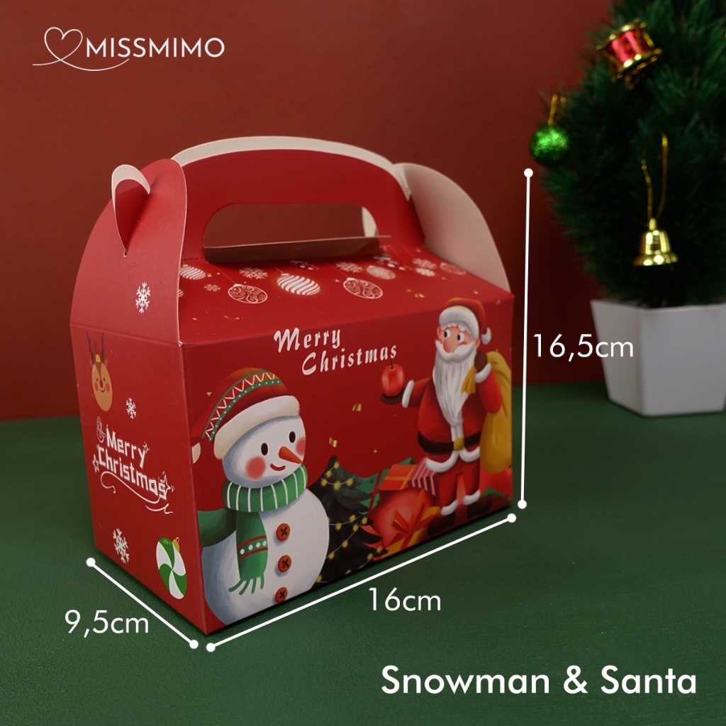 Jual Gable Box Natal Christmas Hampers Gift Box Kue Kering Kotak Hadiah ...