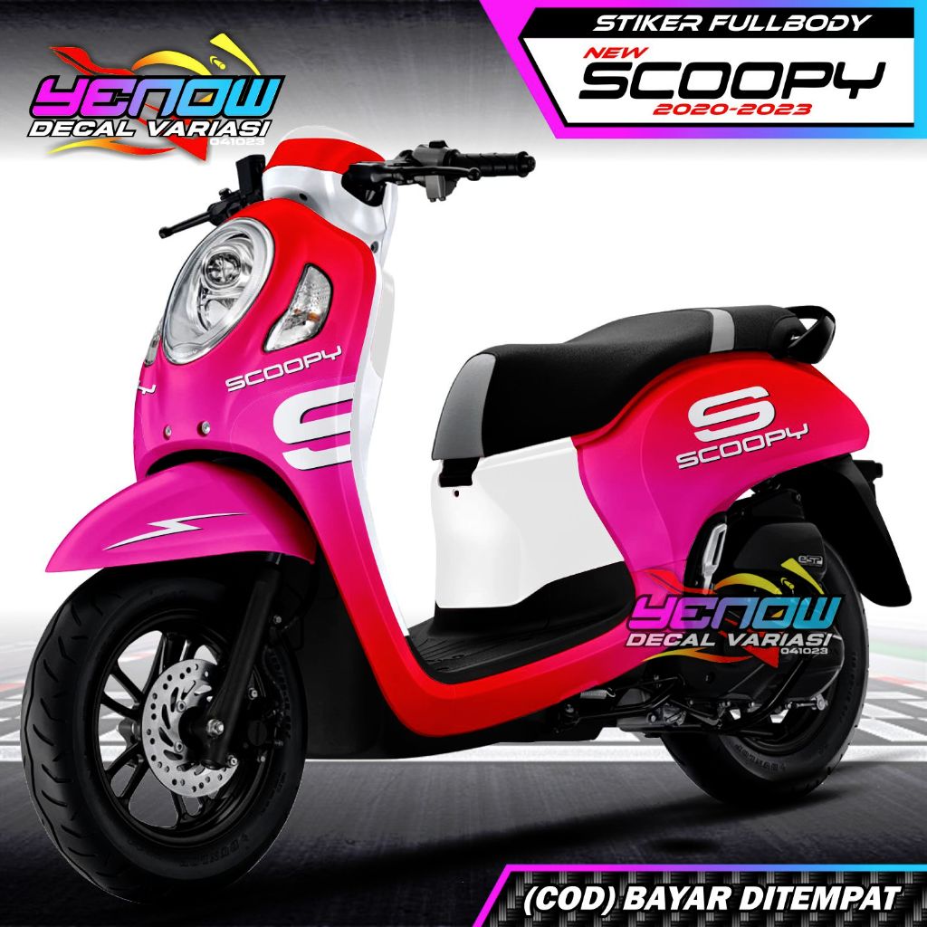 Jual Decal New Scoopy 2020-2023 Stiker Fullbody Design Bunglon | Shopee ...