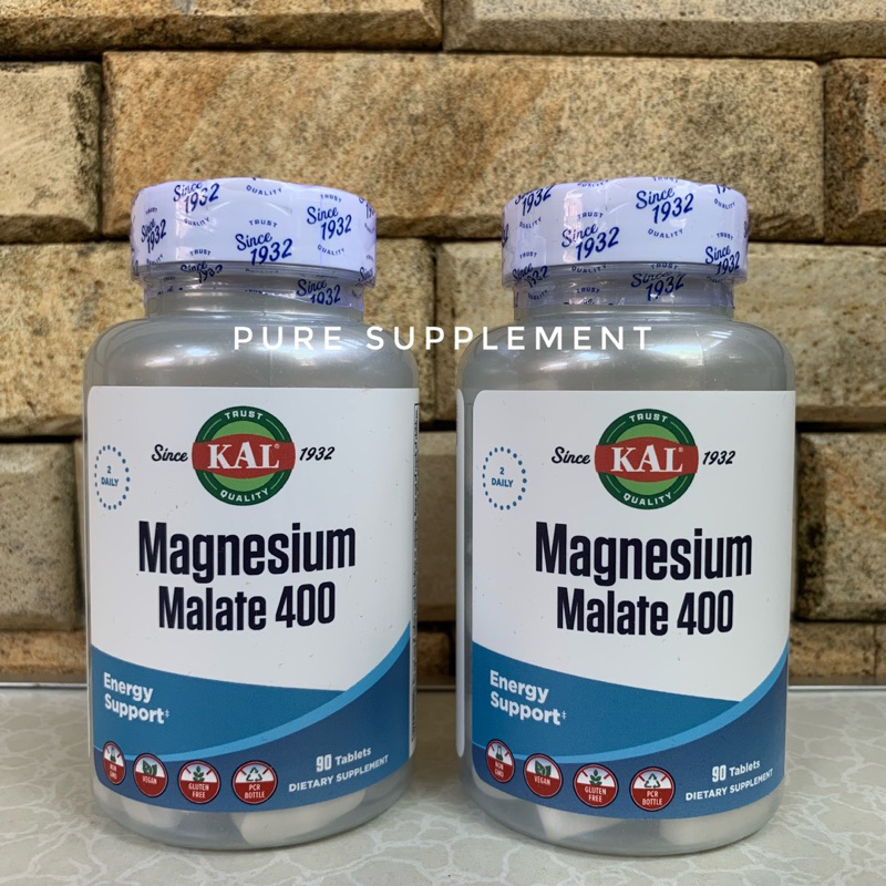 Jual KAL Magnesium Malate 400mg 90 kaps | Shopee Indonesia