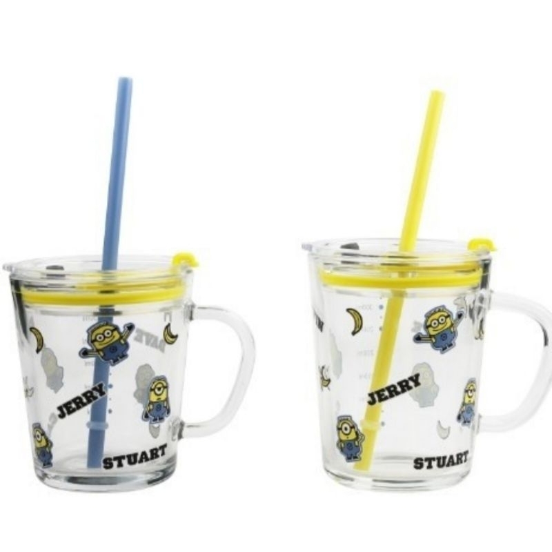 Jual Gelas Minions Lucu - MINISO Minions Collection Glass Cup With ...