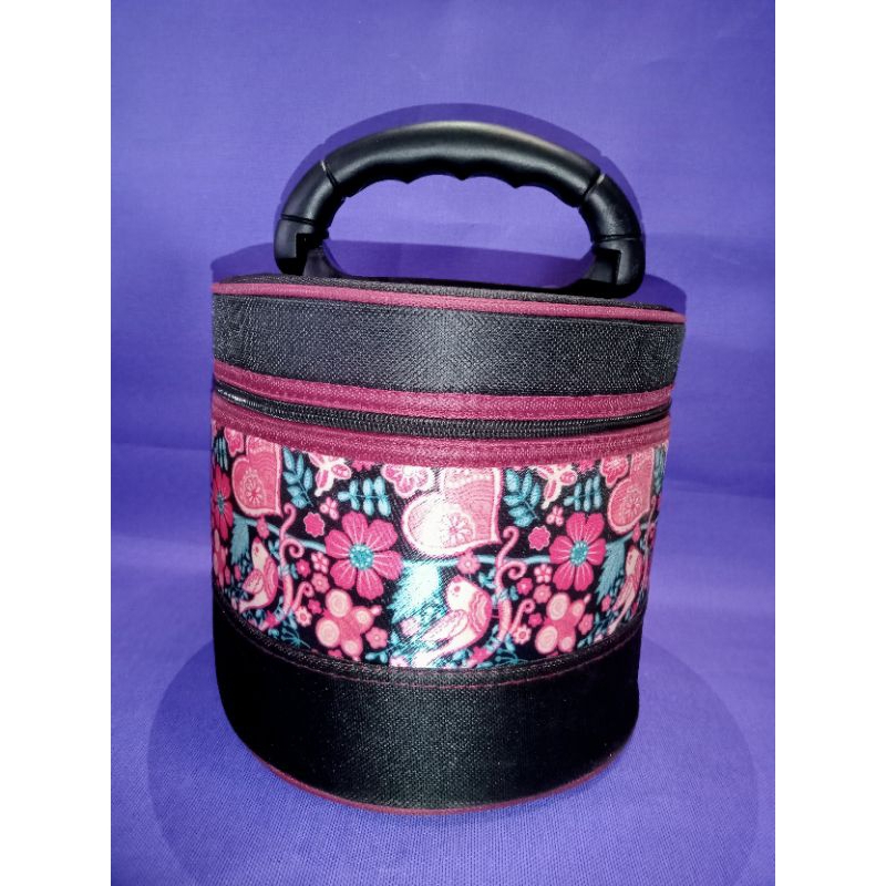 Jual Tas kondangan bulat muat beras 3 liter/tas tenong/tas rantang/tas ...