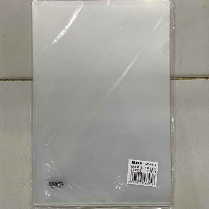 Jual MAP L BIG ART 8113 BENING ( 12 PCS / PACK ) /Map Plastik Bening ...