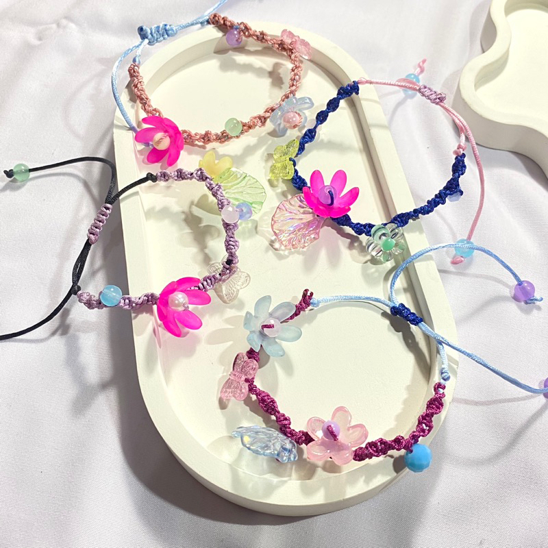 Jual gelang tali manik manik gardenia series. | gelang tali manik ...