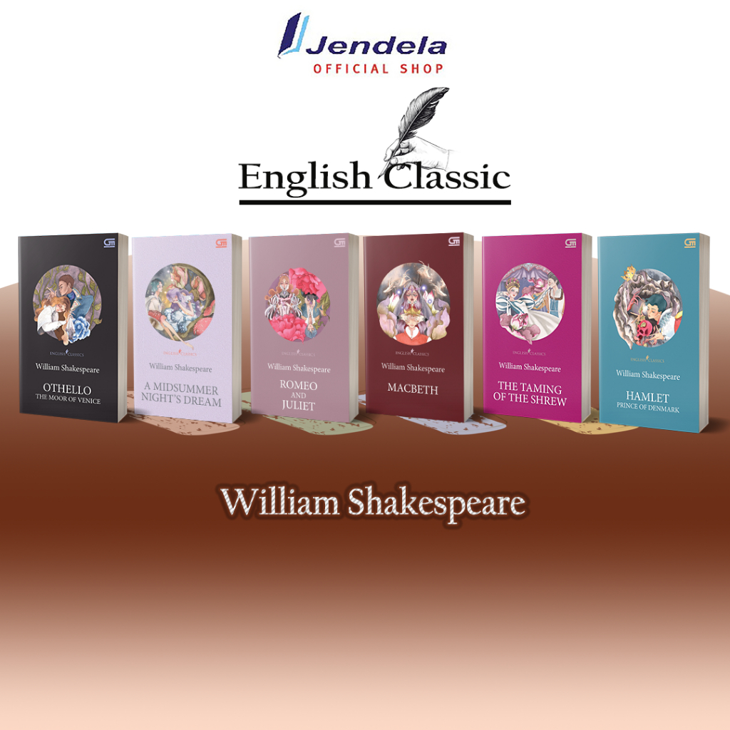 Jual Novel English Classic Romeo Juliet Hamlet Prince of Denmark The ...