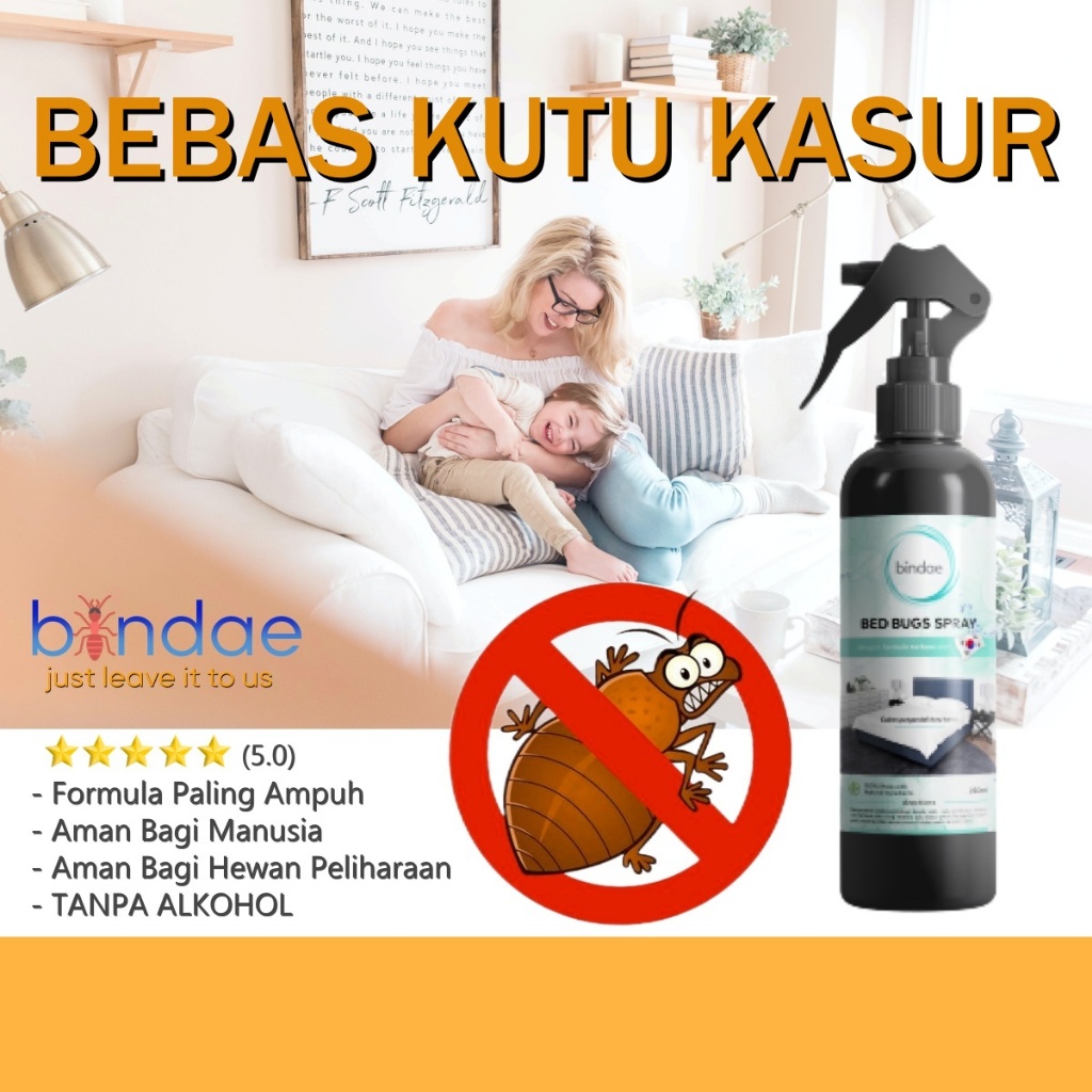 Jual Bindae Cairan Pembasmi Kutu Kasur Bed Bug Anti Tungau Tumila Bed ...