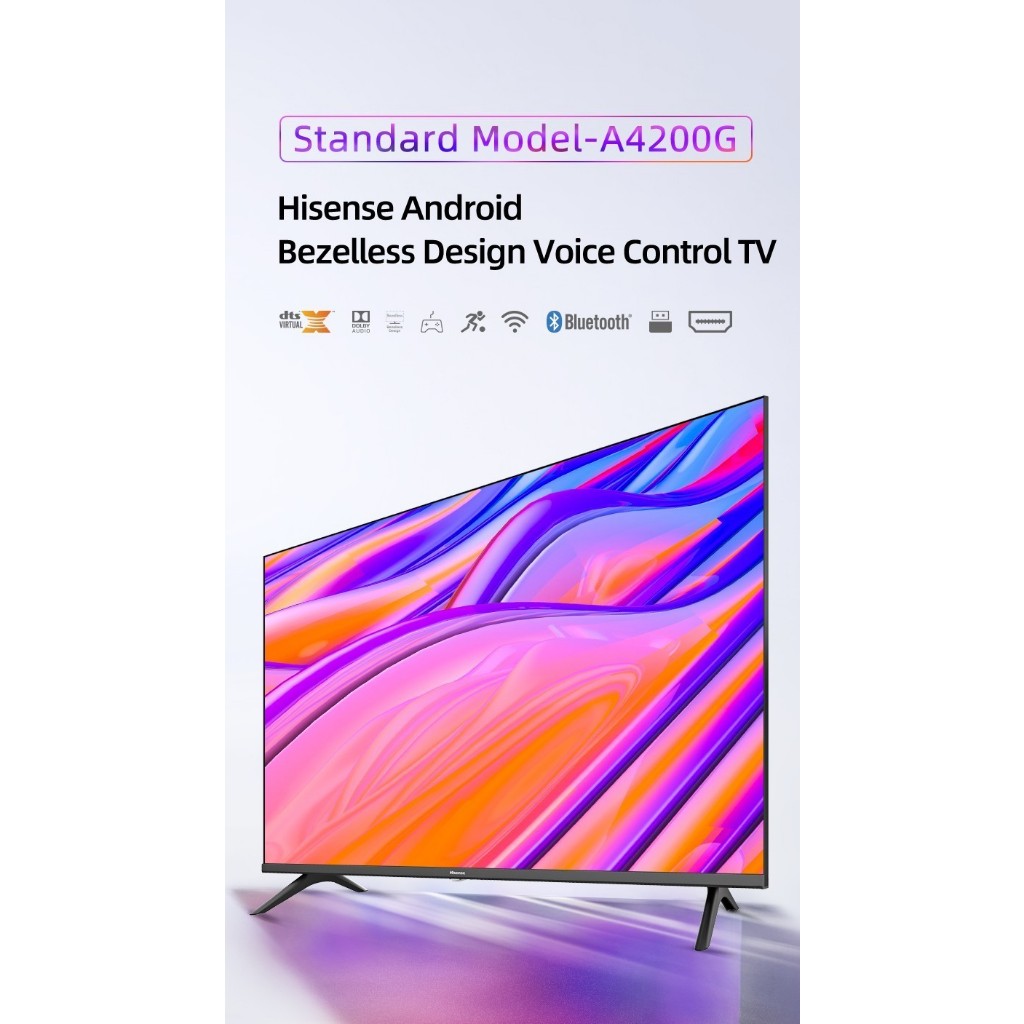 Jual TV Hisense 32 Inch Android 11 Bezelless Design Voice Control ...