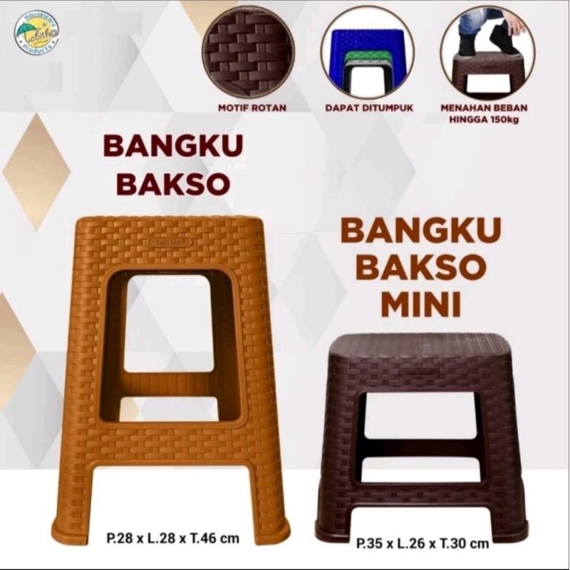 Jual Kursi Baso Segi Rotan Plastik Kursi Taman Kursi Bakso Plastik ...