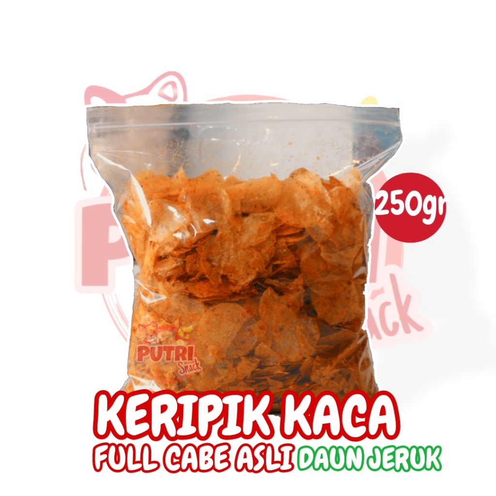 Jual Keripik Kaca / Beledag / Kirca 250gr Full Cabe Asli Daun Jeruk ...