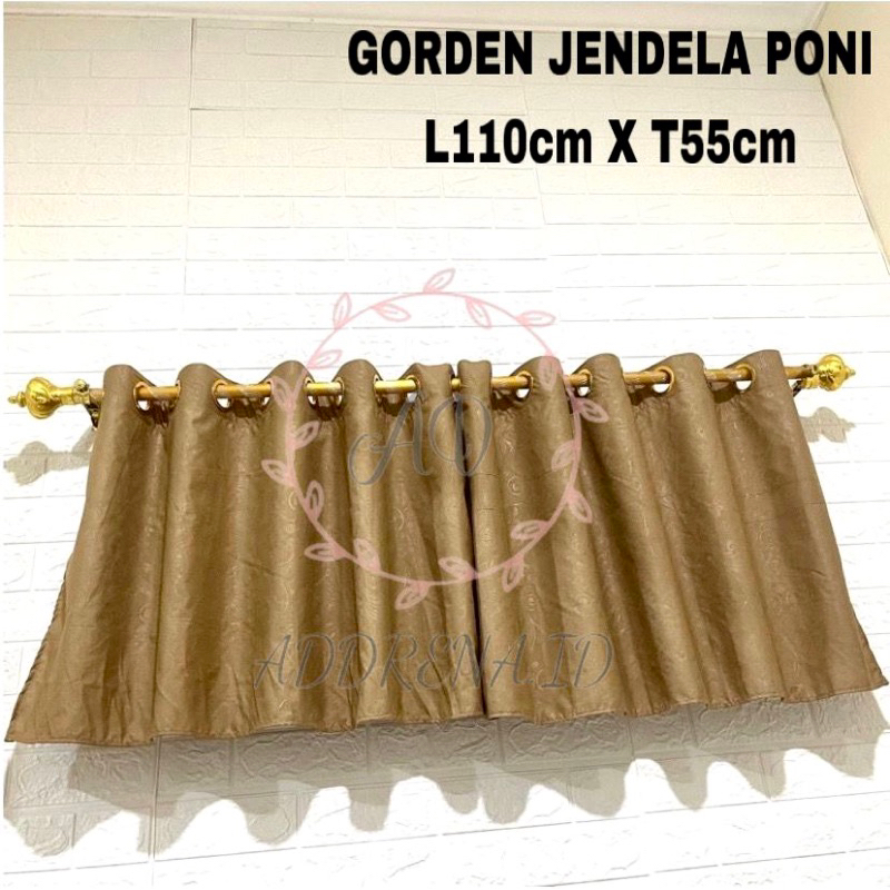 Jual GORDEN JENDELA PENDEK KECIL TINGGI 60CM dan GORDEN TINGGI 120CM ...