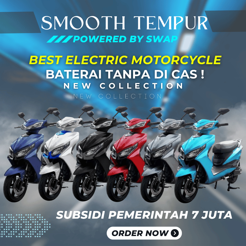 Jual Motor Listrik Smoot Tempur Motor Listrik Tanpa di cas Motor Smoot ...