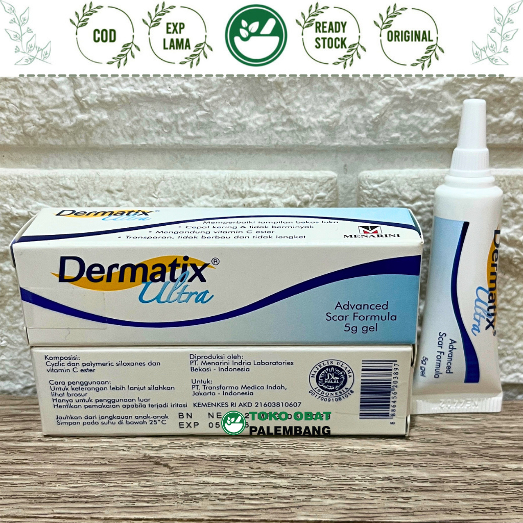Jual DERMATIX ULTRA 5 GRAM HALAL BPOM MENARINI INDRIA bekas luka ...