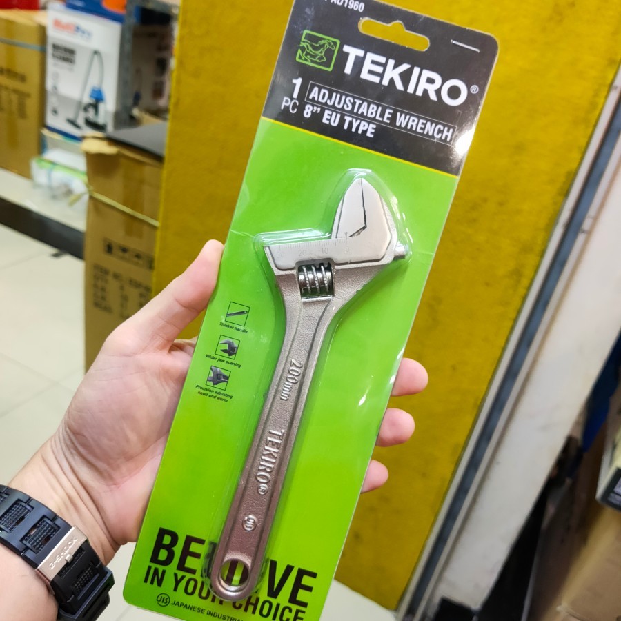 Jual Kunci inggris 8" TEKIRO Adjustable wrench 8 inch | Shopee Indonesia