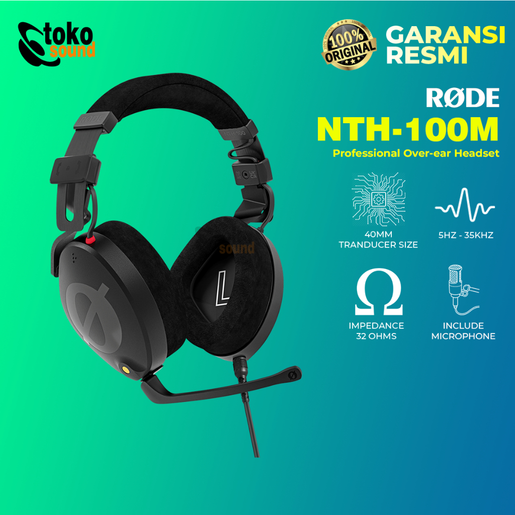 Jual Rode NTH-100M NTH 100M - Professional Over ear Headset | Shopee Indonesia