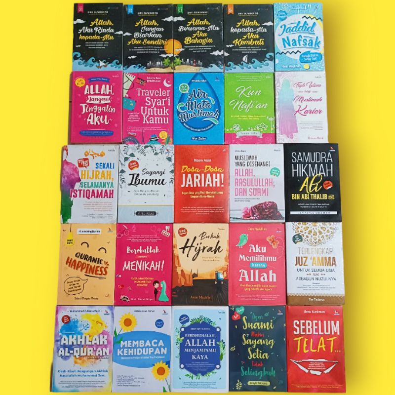Jual Buku bacaan islami // novel islami // bacaan agama // novel Islam // inspirasi islami ...