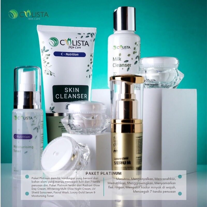 Jual Paket Platinum Colista Skincare | Shopee Indonesia