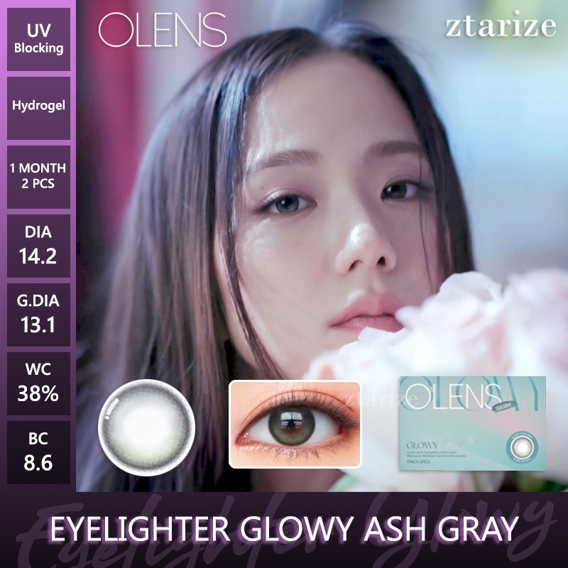 Jual ztarize - Ready Stock - OLENS 🇰🇷 Eyelighter Glowy Ash Gray 1 Month Contacts 1 Pair - OLENS ...
