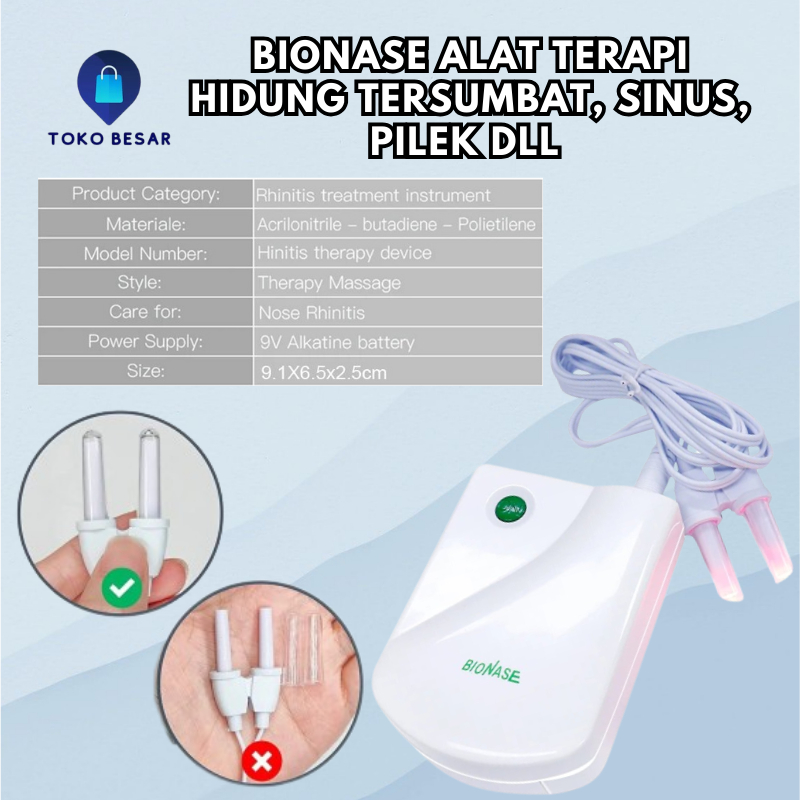 Jual Alat Terapi Hidung Pilek Sinusitis Rhinitis Bionase | Shopee Indonesia