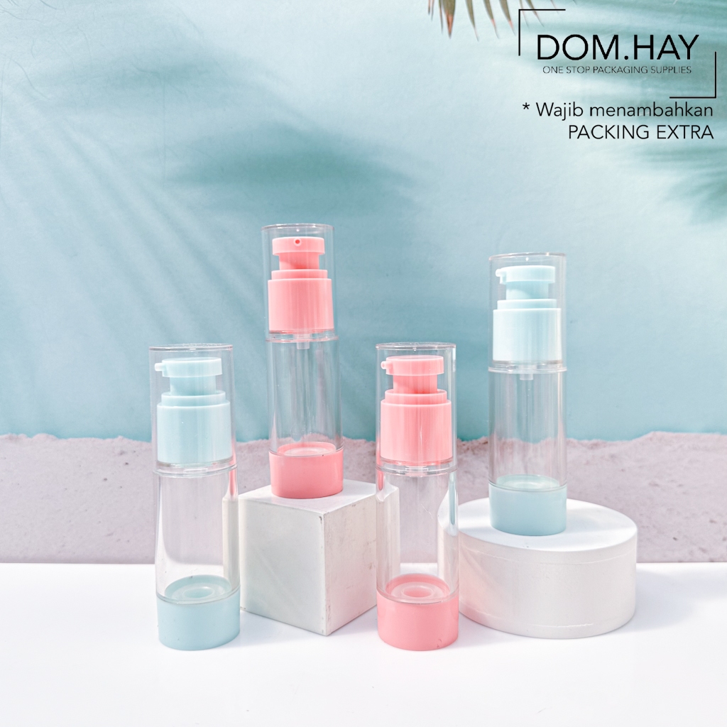 Jual 30ml Botol Airless Pump Serum Essence Skin Care Kosmetik Packaging ...