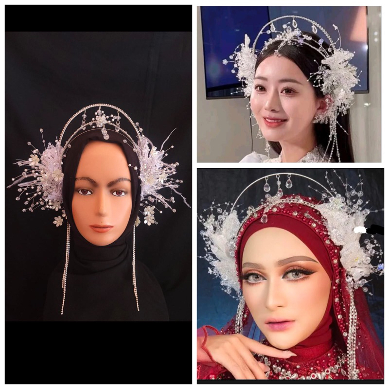 Jual mahkota atau bandana wedding mewah | Shopee Indonesia