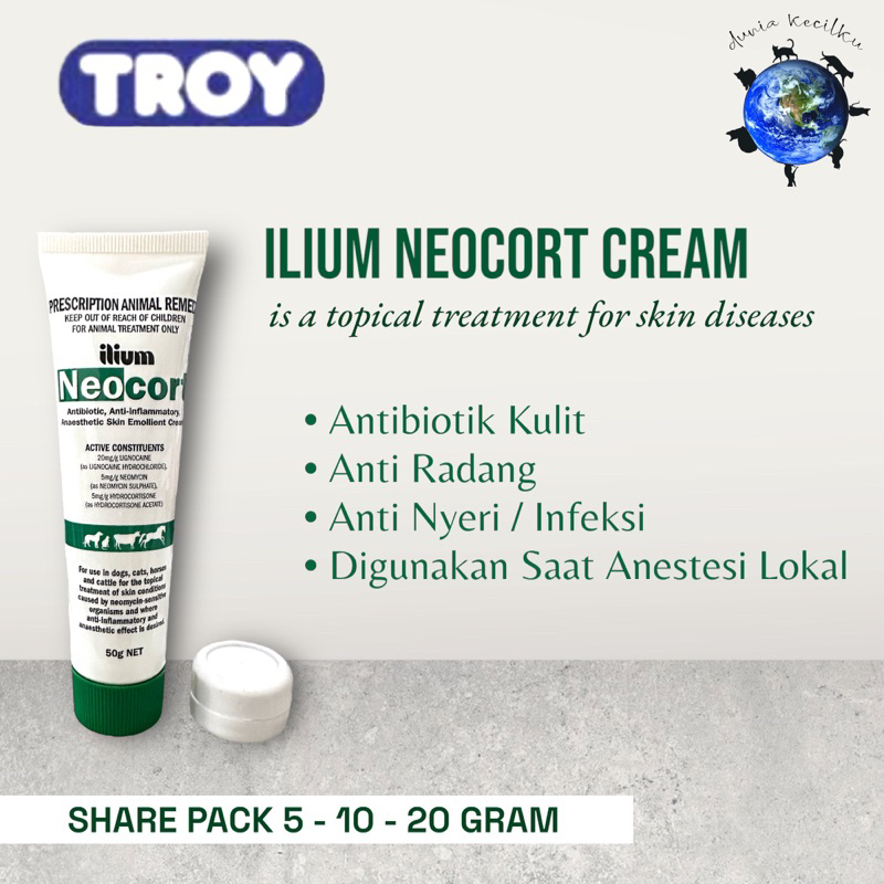 Jual Ilium Neocort Cream Anti Radang Kulit / Infeksi / Luka / Pereda ...