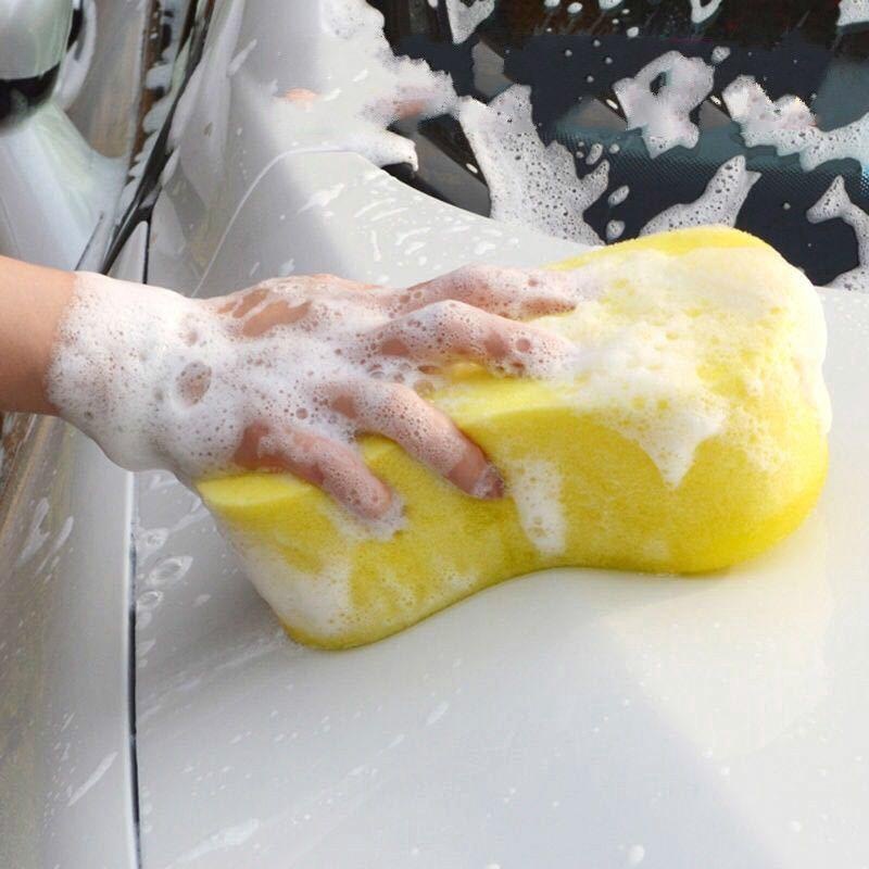 Jual SPONGE BUSA CUCI MOBIL MOTOR PIRING KUNING 8 CM BUSA FOAM WASH ...