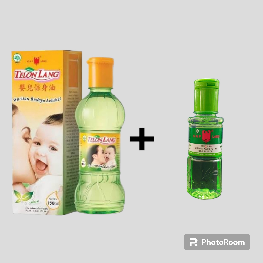 Jual Cap Lang TELON LANG 60ml+kayu putih 30ml (Kemasan Bundling | Shopee Indonesia