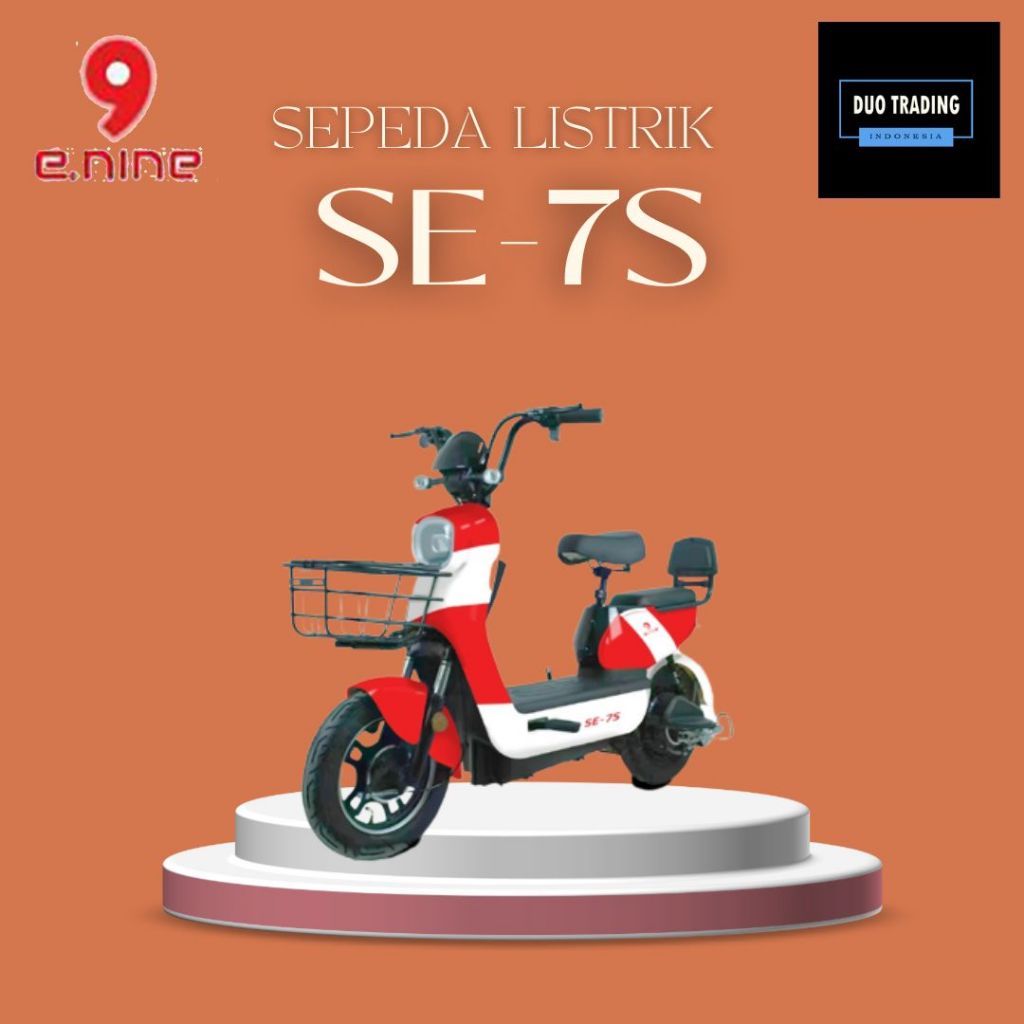 Jual SEPEDA LISTRIK E-NINE SE-7S GARANSI RESMI | Shopee Indonesia