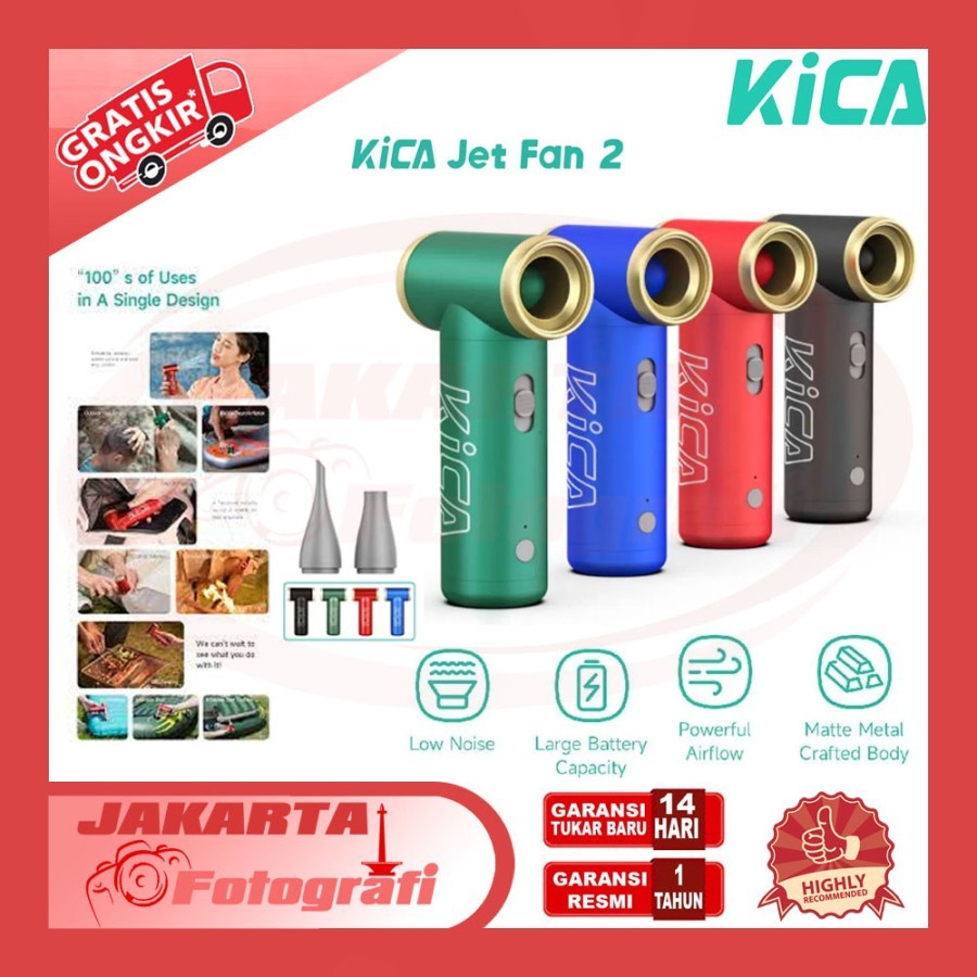 Jual KiCA Jet Fan Gen 2 Compressed Air Duster Blower | Shopee Indonesia