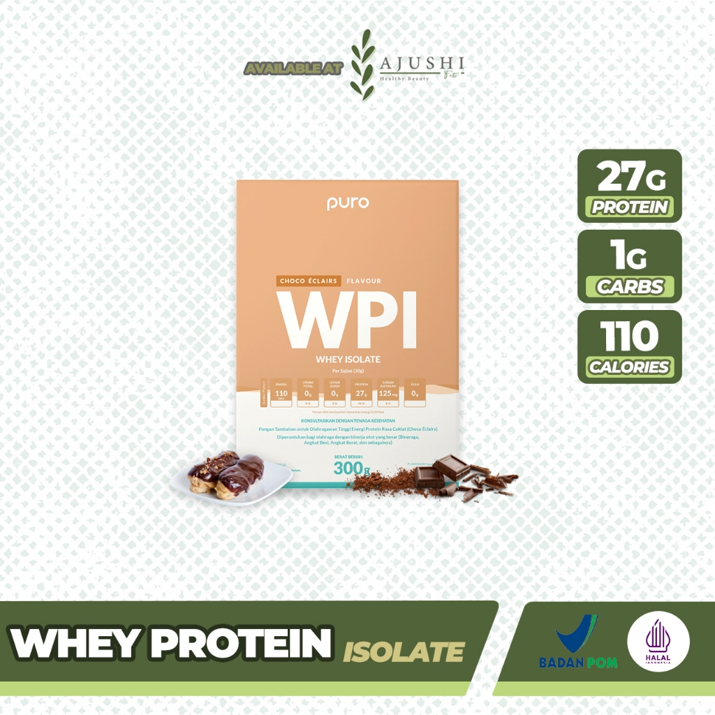 Jual Puro Wpi Whey Protein Isolate Pure 2,4kg ( 8box @300grm ) | Shopee Indonesia