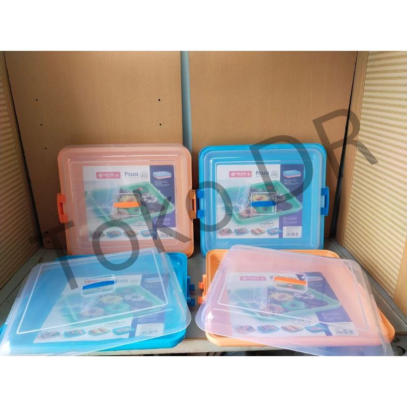 Jual Donat box - kotak donat Piaza / Lion Star / plastik | Shopee Indonesia