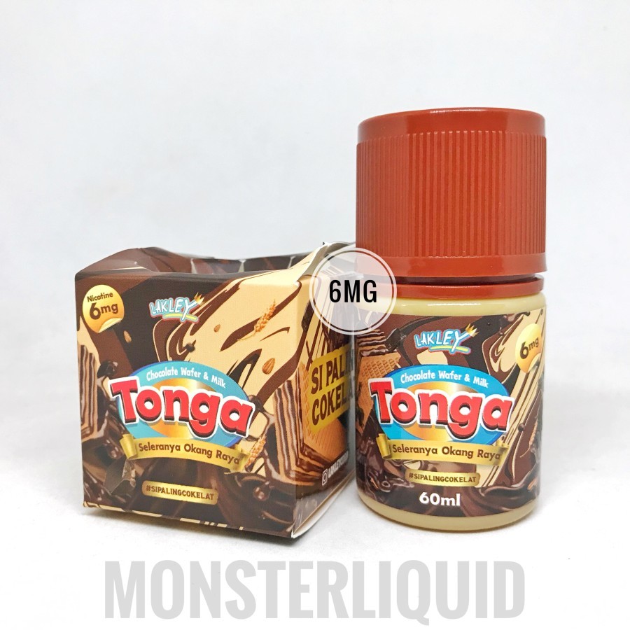 Jual TONGA V3 CHOCOLATE WAFER & MILK BY LAKLEY CORP 6MG 60ML | Shopee ...