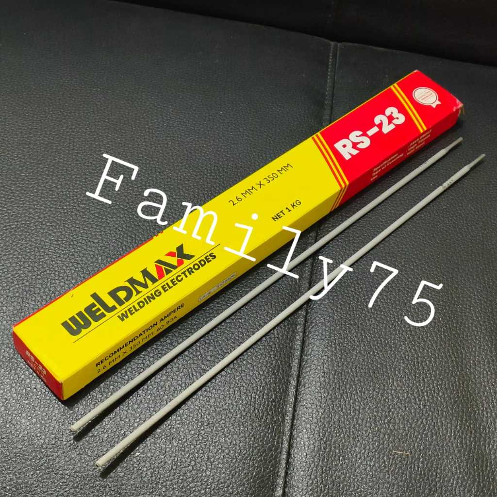 Jual Kawat las 2,6mm 1KG WELDMAX RS23 Mesin las listrik Welding Electrodes | Shopee Indonesia