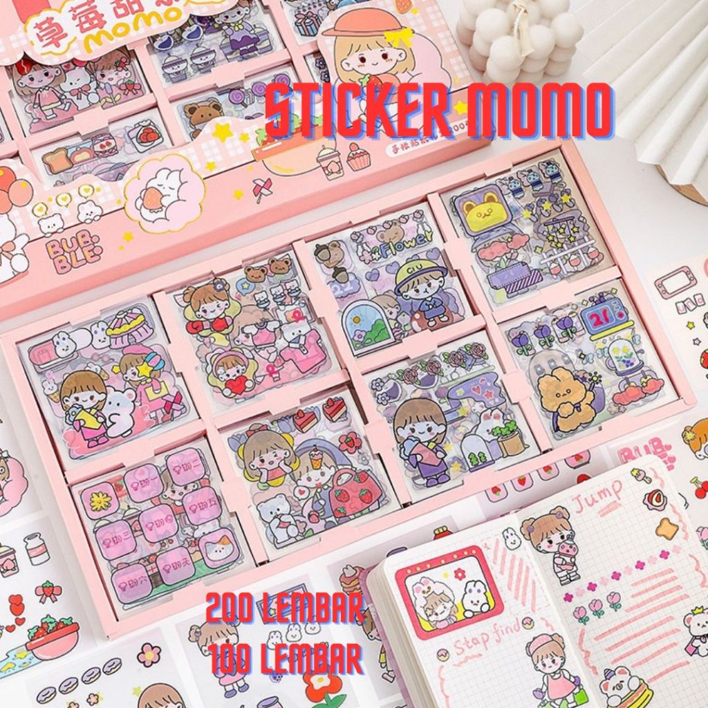 Jual Sticker Momo Waterproof / Sticker Karakter Cantik Imut / Sticker ...