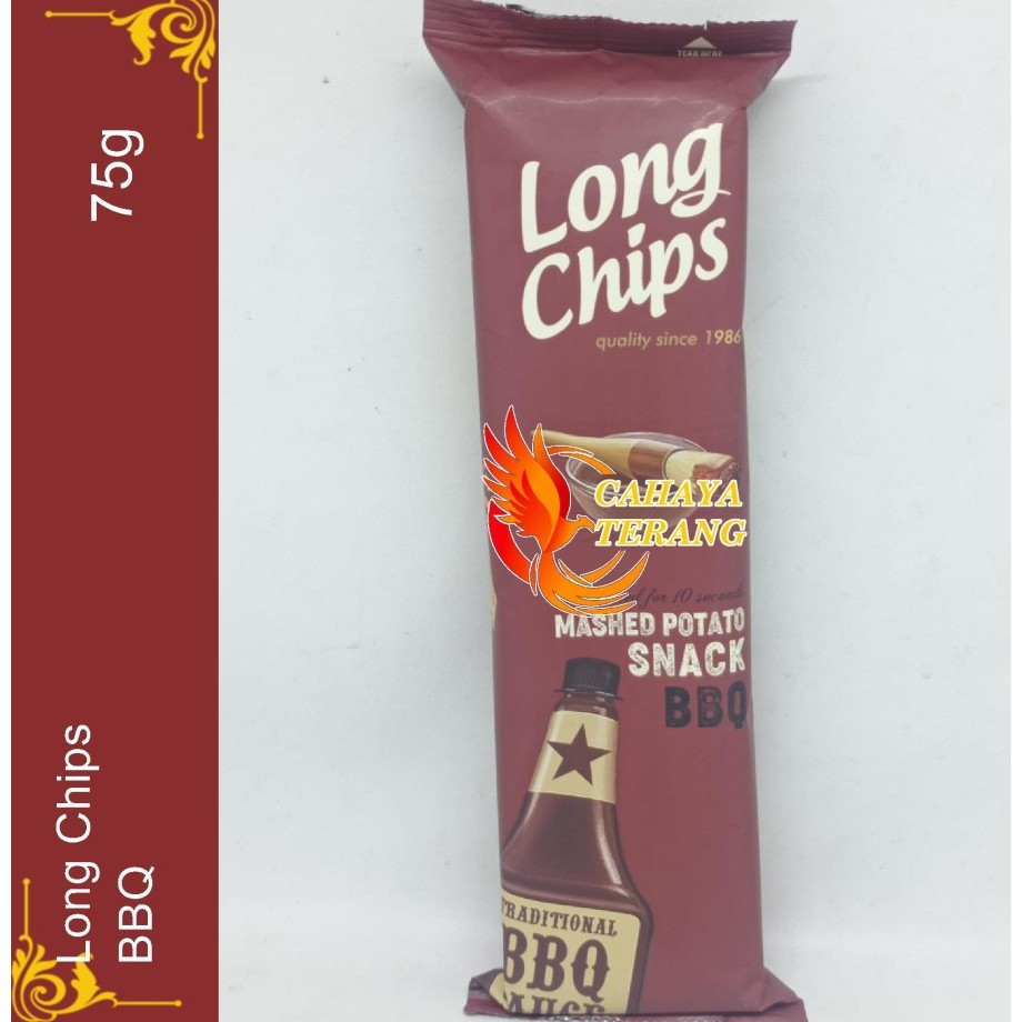 Jual Long Chips Mashed Potato Chips 75 Gr - BBQ Keripik Kentang Rasa ...