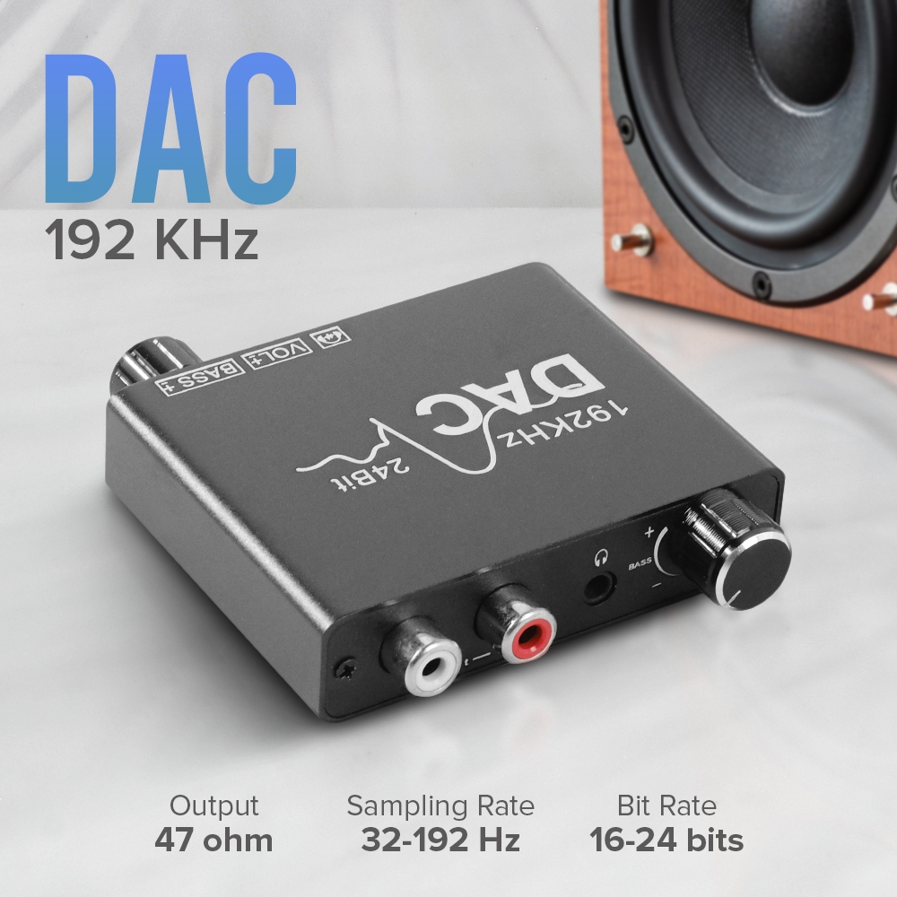 Jual Digital Audio Converter DAC Optical Coaxial to Analog RCA ...